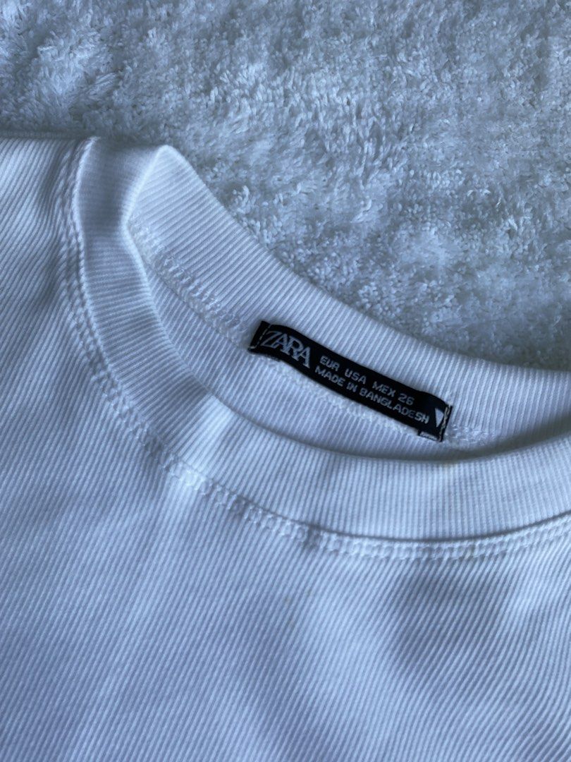 ZARA Full Length Basic Top, Women's Fashion, Tops, Shirts on Carousell