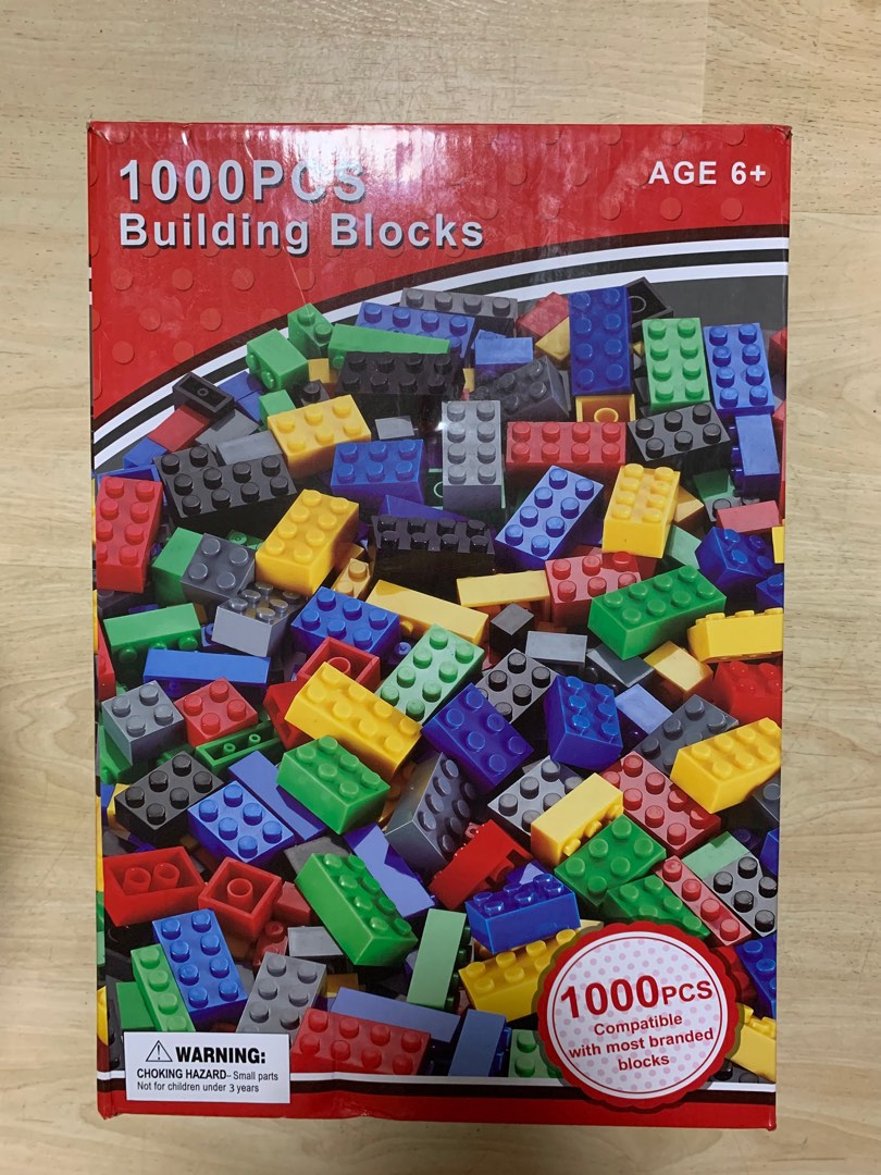 全新1000塊building blocks “lego”, 興趣及遊戲, 玩具 & 遊戲類 - Carousell