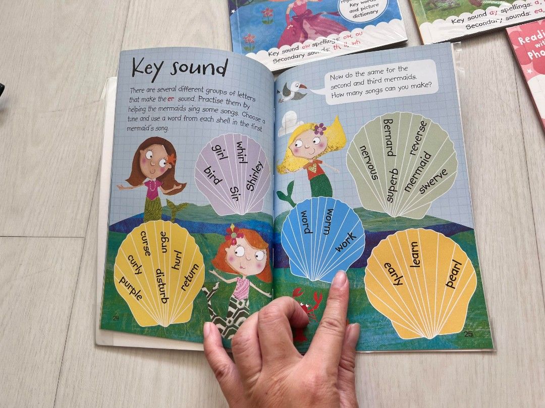 12 interesting and clear guidance Reading and Phonics books for kids ...