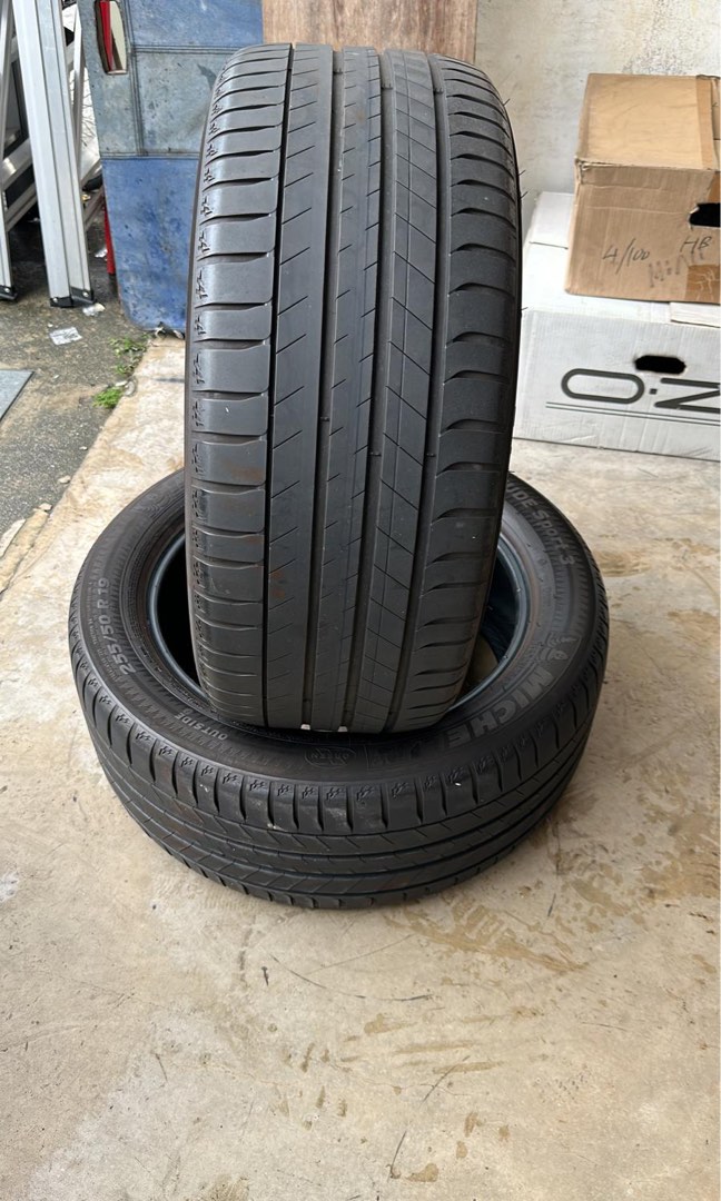 2 X Michelin Latitude Sport 3 255/50/19 Tyres (70% Threads), Car ...
