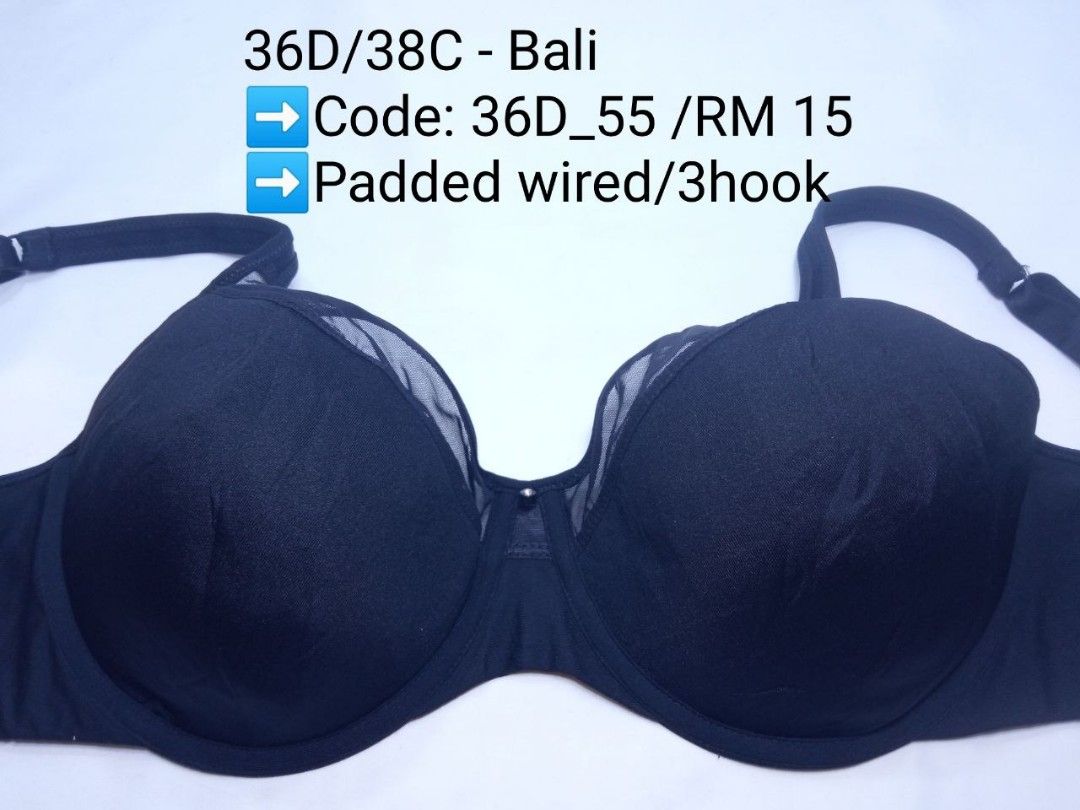 36D/38C Code: 36D_51-60, Women's Fashion, New Undergarments & Loungewear on Carousell
