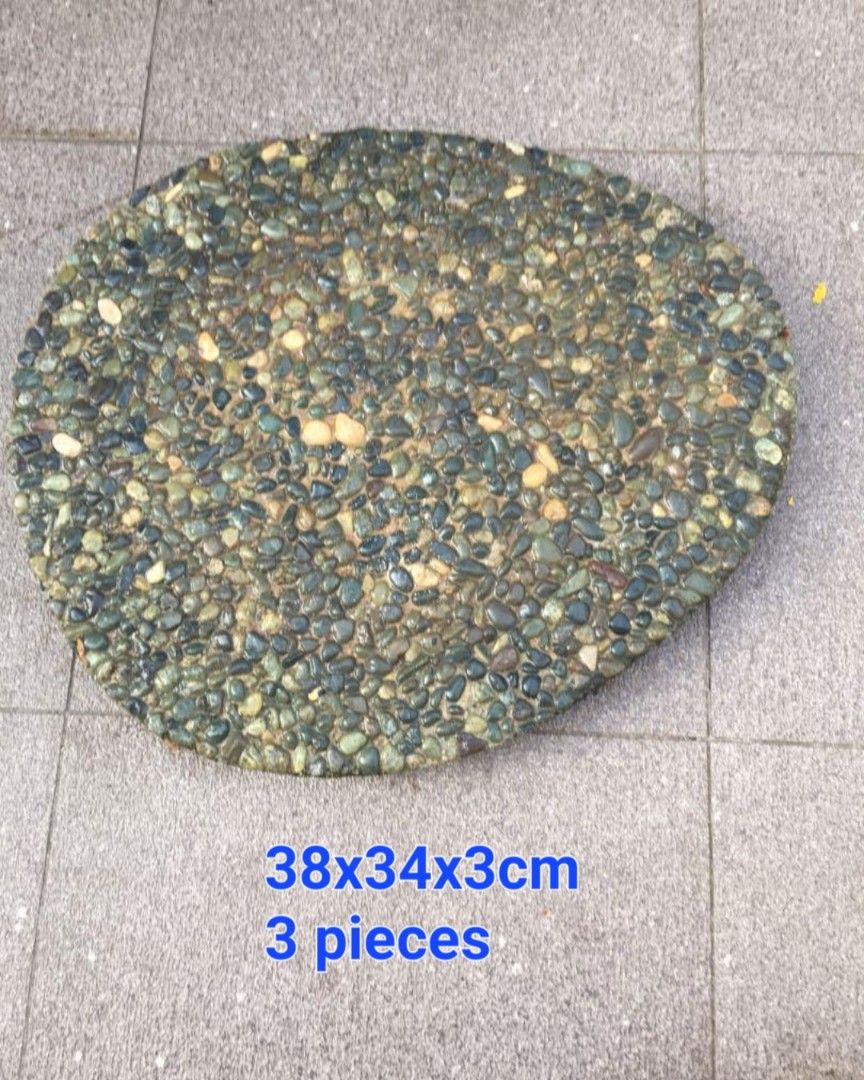 3 round slabs and 2 square slabs, Furniture & Home Living, Gardening ...