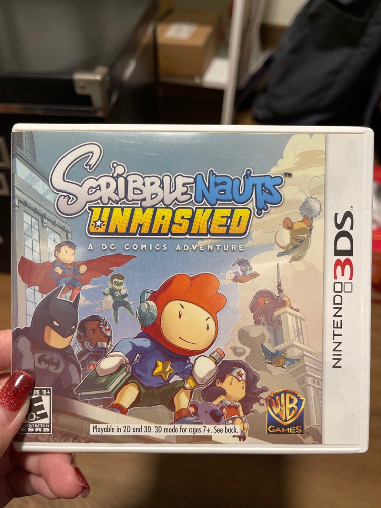 3DS games | Scribblenauts Unmasked & Young Justice League, Video Gaming ...