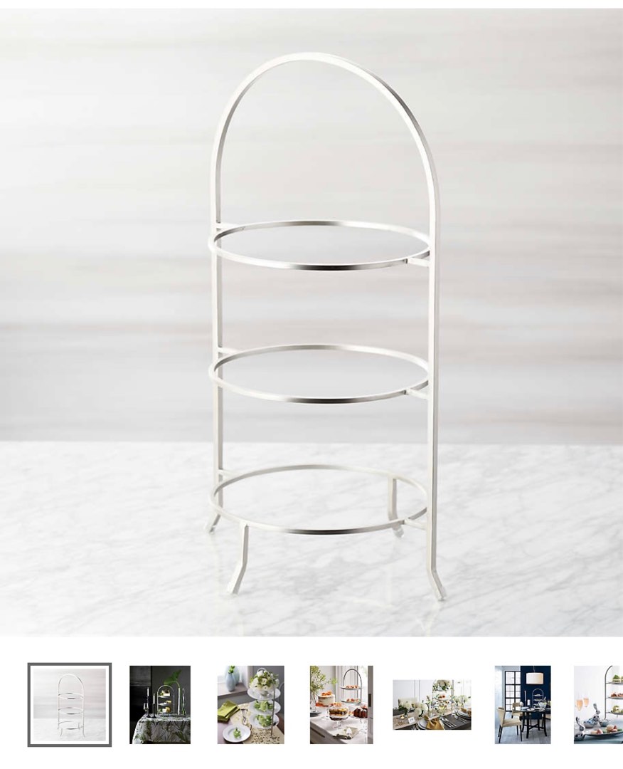 3-Tier Dessert Stand, Furniture & Home Living, Kitchenware & Tableware ...