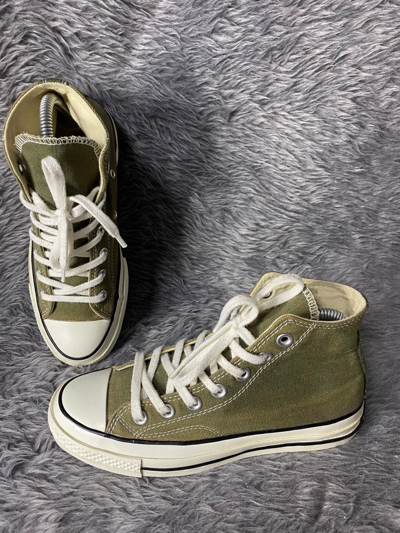 70’s converse high cut army green on Carousell