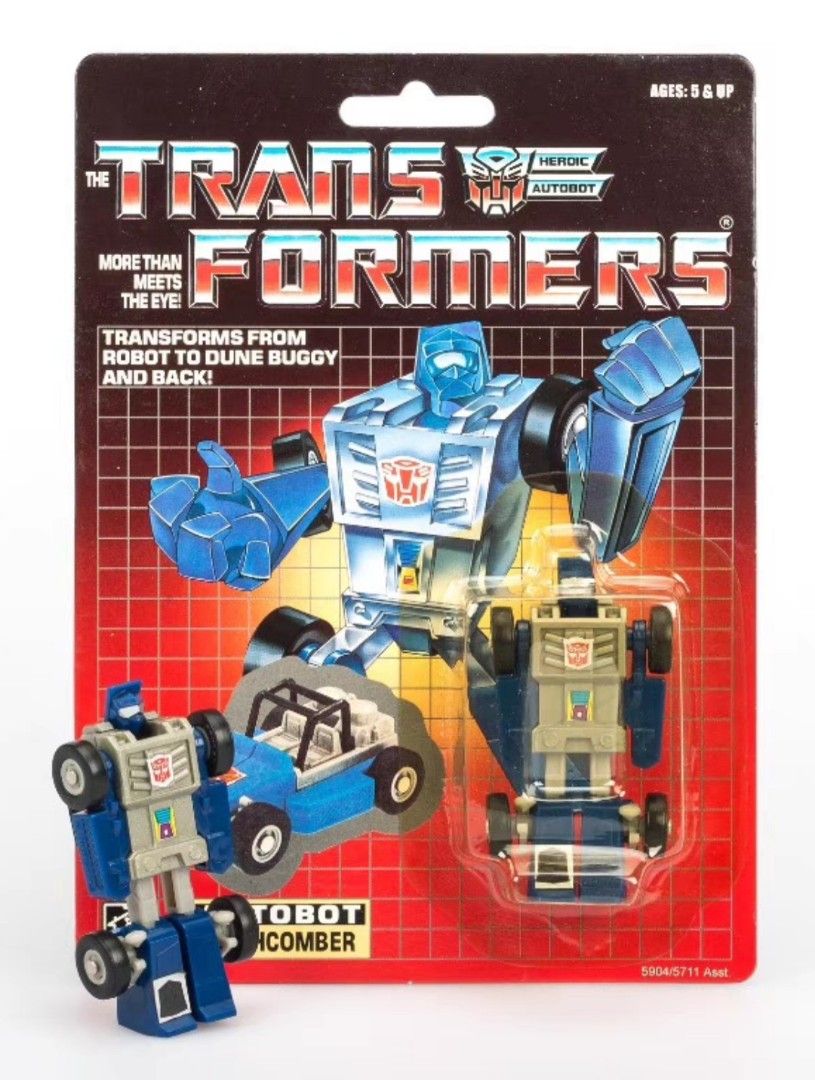 全新品 80年代 古董 絕版 Beach Comber Beachcomber 巨浪 迷李戰士 Minibots Minibot G1 ...