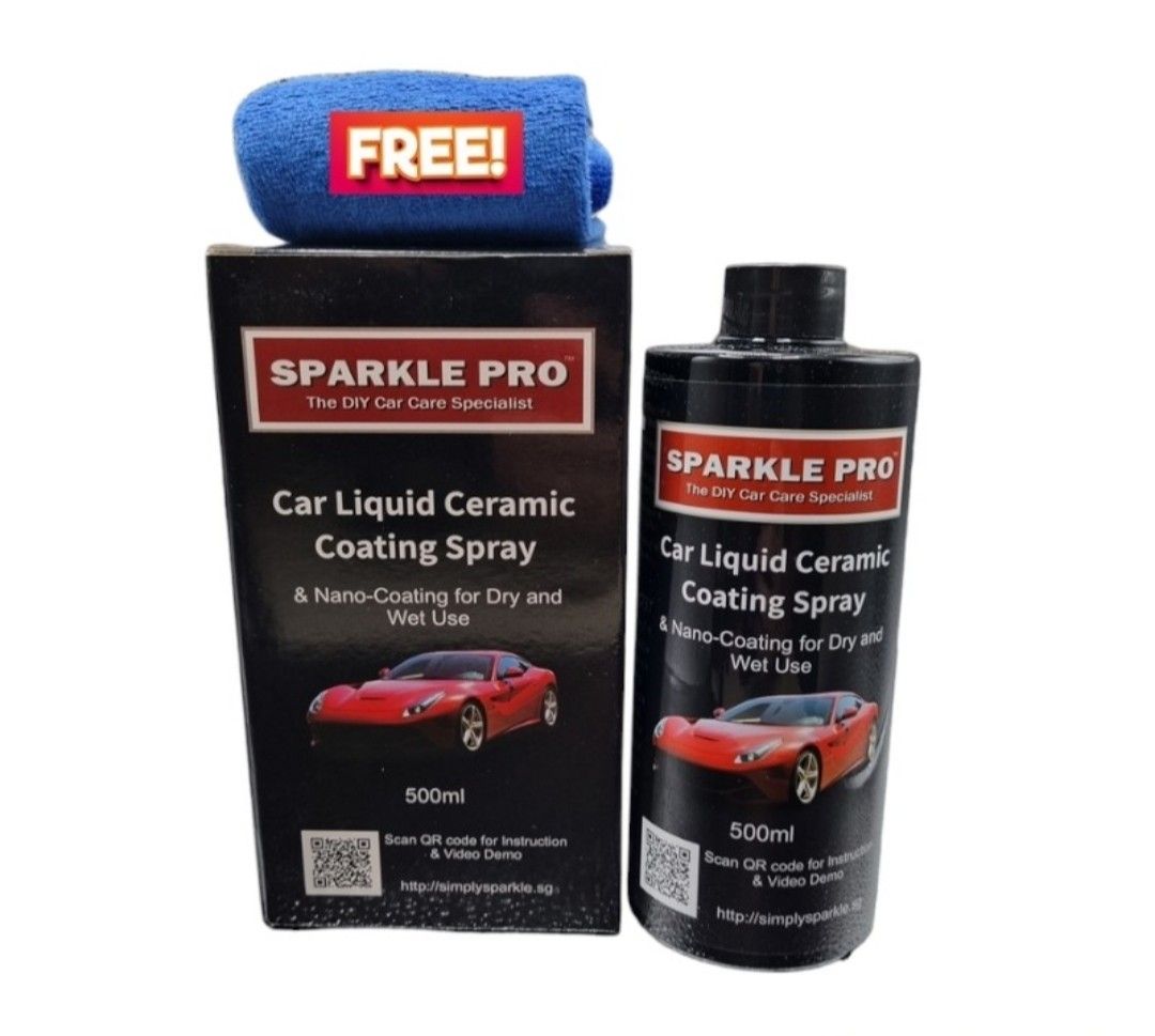 🤩 ! Nano Sparkle PRO Car Liquid Ceramic Coating Spray For Dry & Wet Use ...