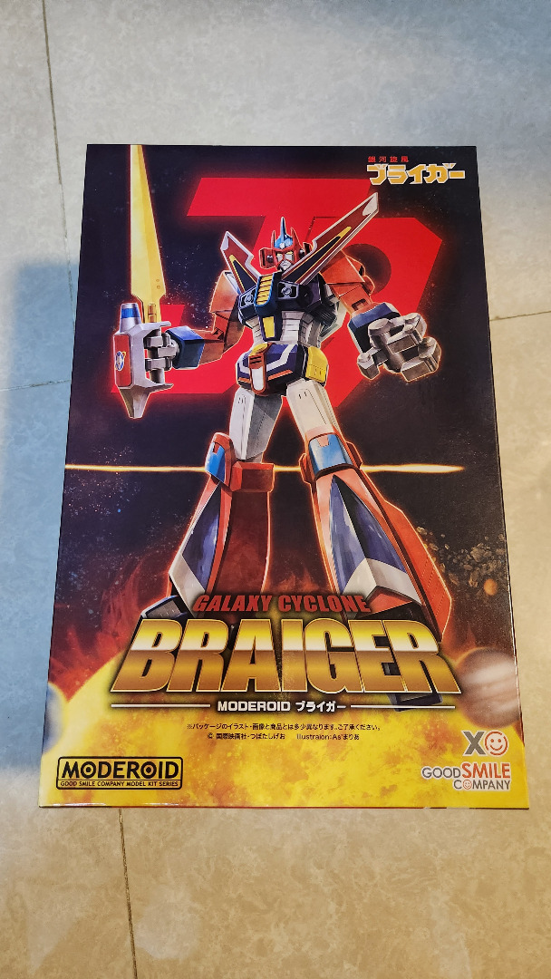 全新 J9 銀河旋風 GSC Good Smile Moderoid Braiger 銀河旋風突擊隊 Moderoid Galaxy ...