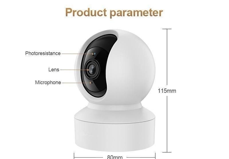 全新 Tuya Smart Life Camera 監控攝影機無綫閉路電視 雙向音頻 1080P 無線 WiFi 家庭監控平移360° /垂直 ...