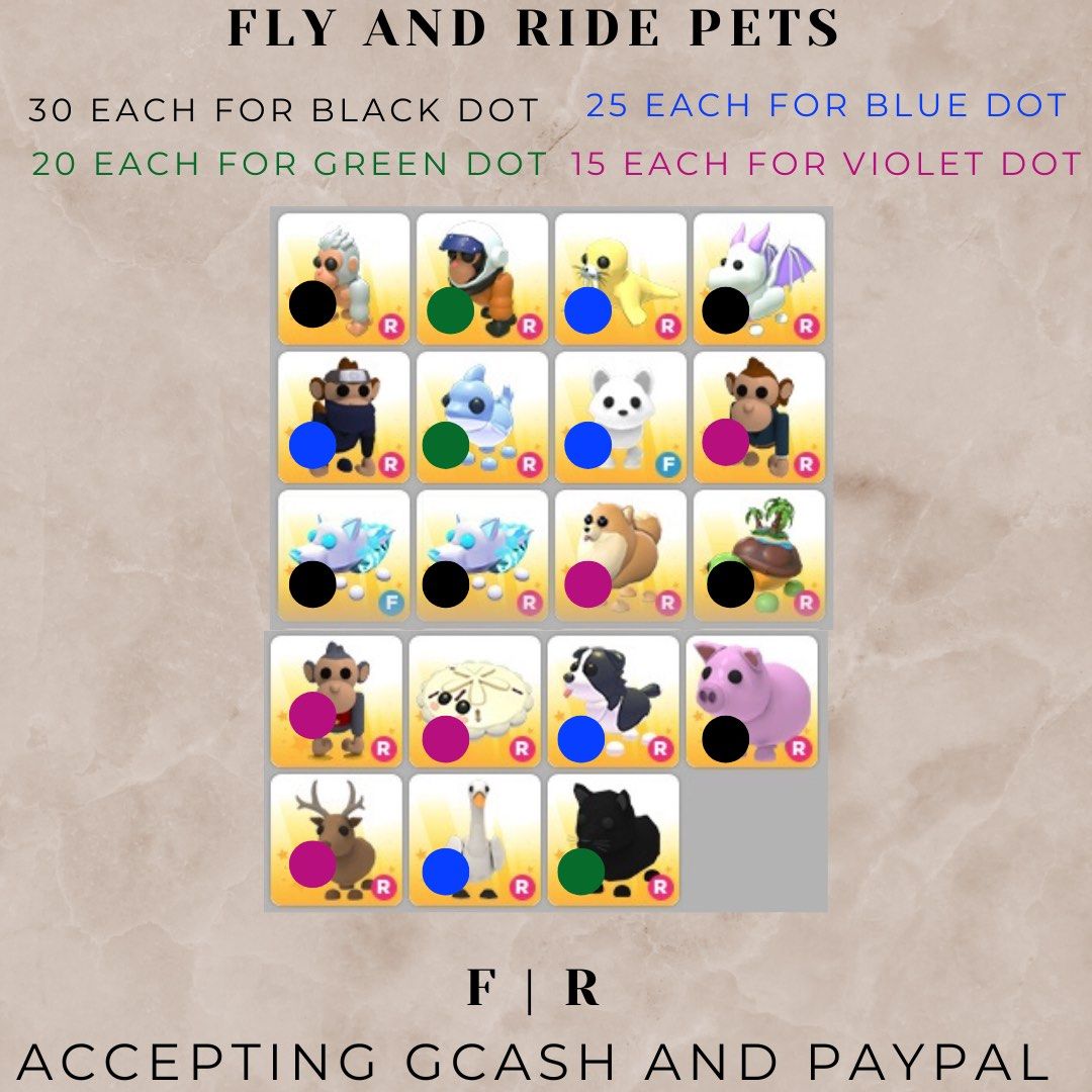 Adopt Me Pets | Mid | Old Pets on Carousell