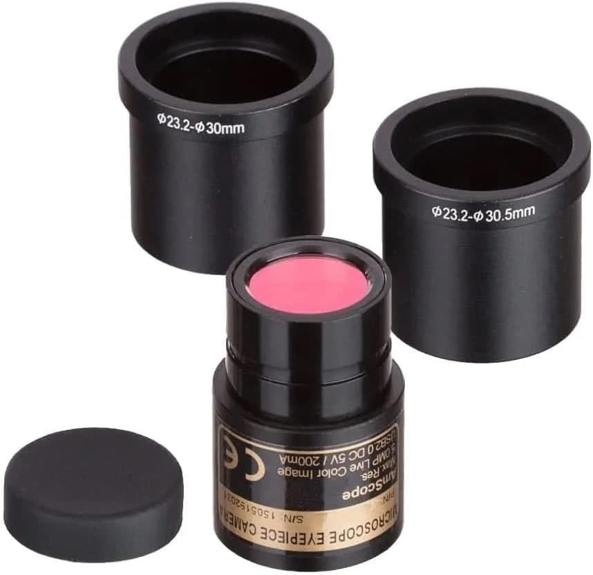 AmScope B120C-E1 Siedentopf Binocular Compound Microscope, 40X-2500X ...