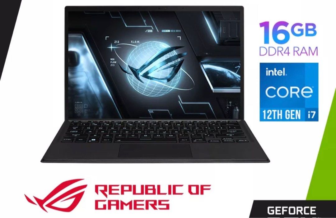 ASUS Rog Flow Z13 2022 - 12700 , rtx 3050, 16gb ram, 512gb, Computers ...