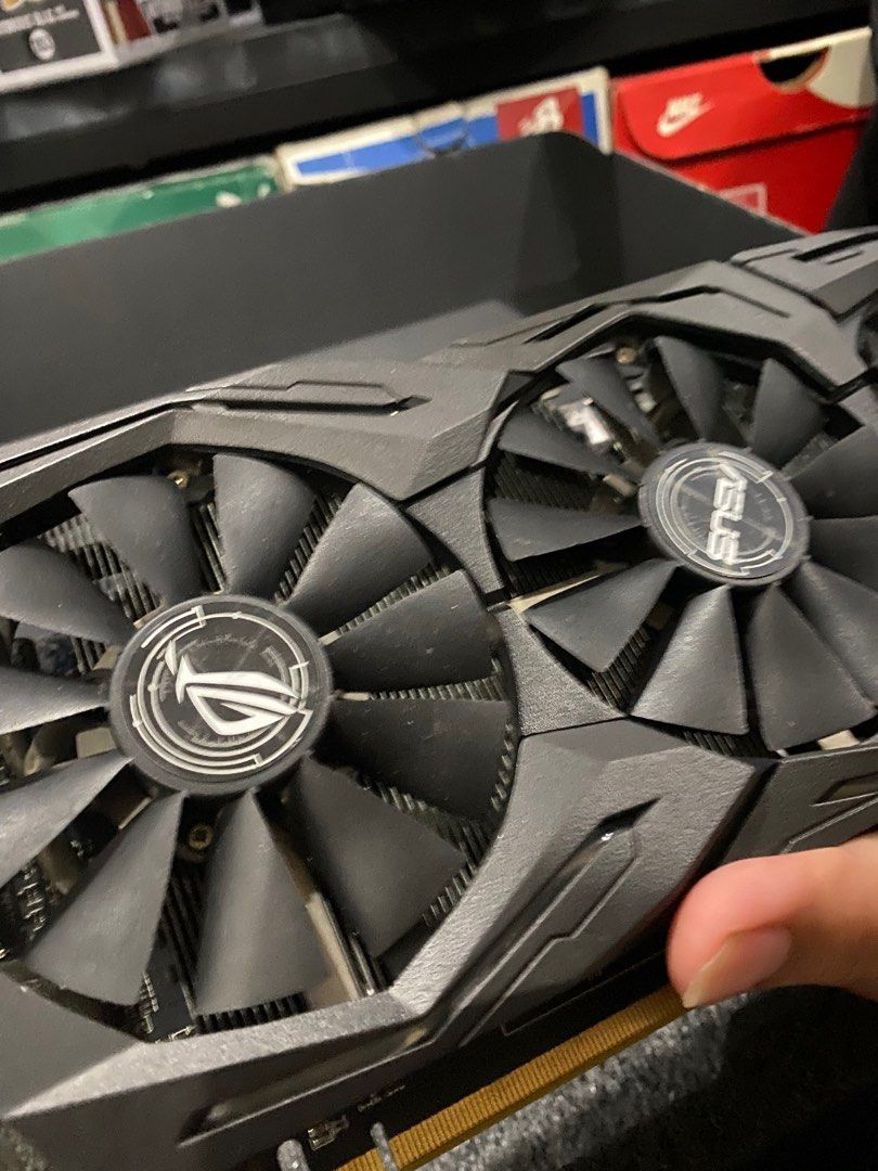 ASUS ROG RX580 8gb w/ box, Computers & Tech, Parts & Accessories ...