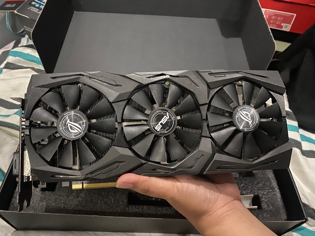 ASUS ROG RX580 8gb w/ box, Computers & Tech, Parts & Accessories ...
