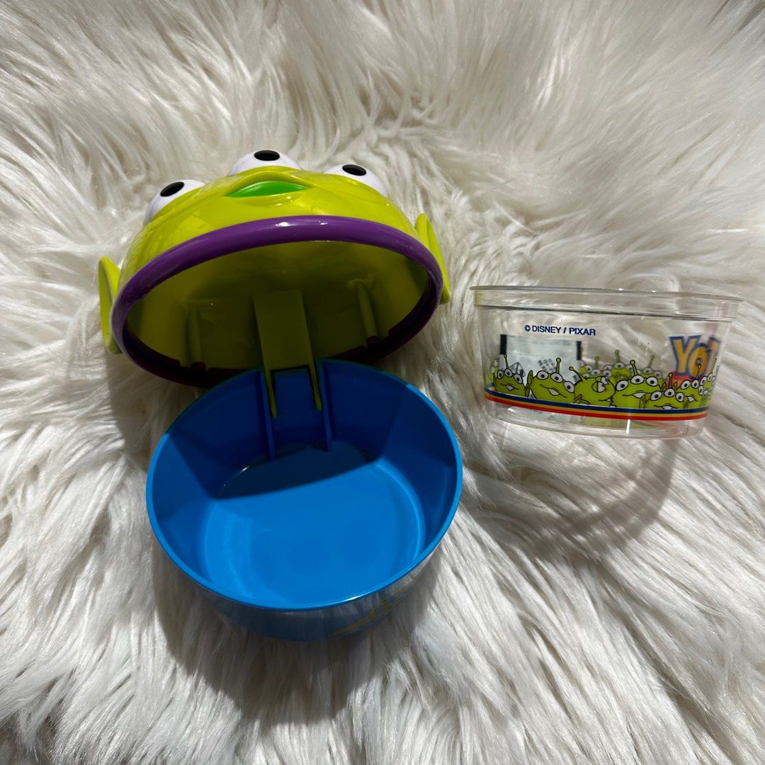 Authentic Tokyo Disneyland Three Eyed Alien Container, Furniture & Home ...