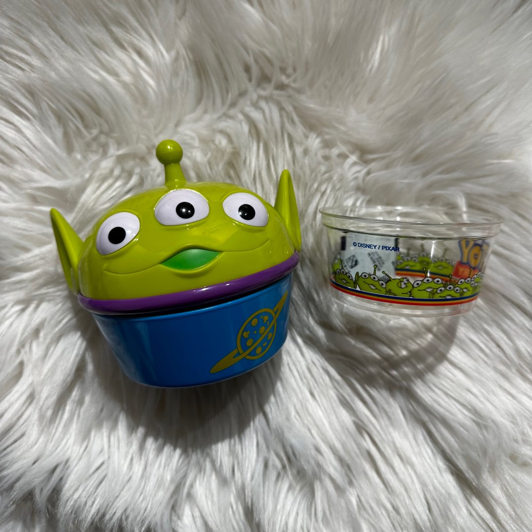 Authentic Tokyo Disneyland Three Eyed Alien Container, Furniture & Home ...