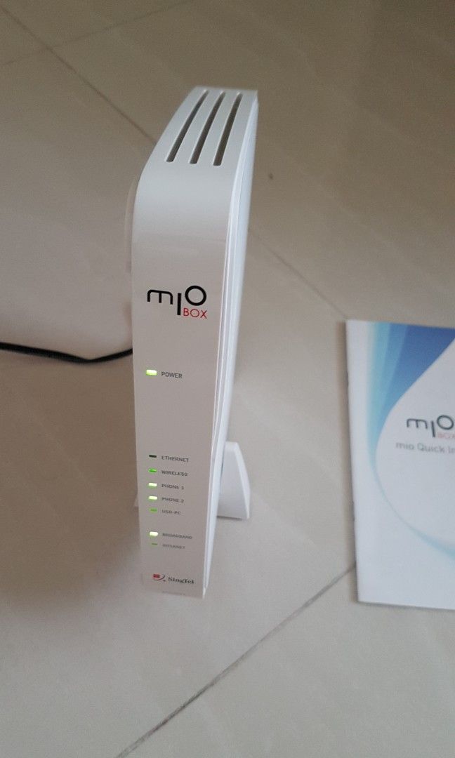 2WIRE Singtel MIO Box router, Computers & Tech, Parts & Accessories ...