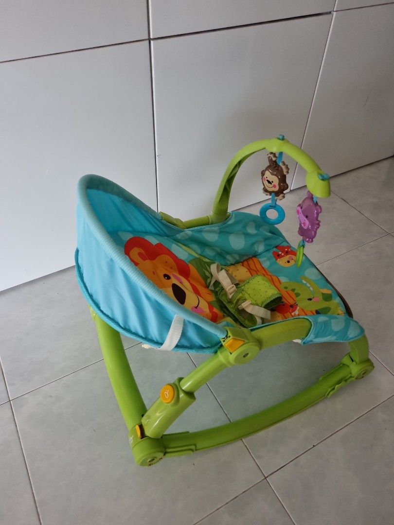 Baby Rocker and mobile, Babies & Kids, Infant Playtime on Carousell
