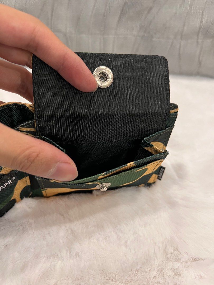Bape Camo Wallet, Men's Fashion, Watches & Accessories, Wallets & Card ...