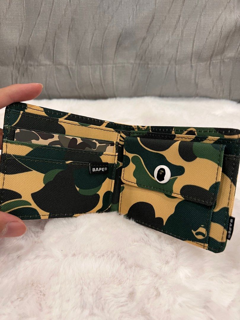 Bape Camo Wallet, Men's Fashion, Watches & Accessories, Wallets & Card ...