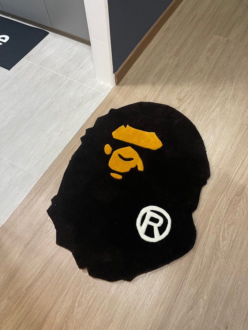 Bape Head Rug, Furniture & Home Living, Home Decor, Carpets, Mats ...