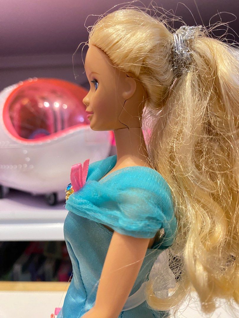 Barbie Sleeping Beauty Doll Aurora Mattel Closing Eyes Disney Princess ...