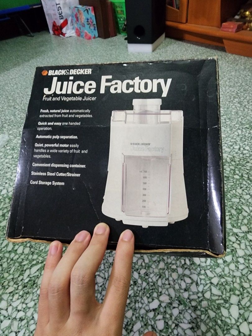 Black & Decker Juice Factory, TV & Home Appliances, Kitchen Appliances ...