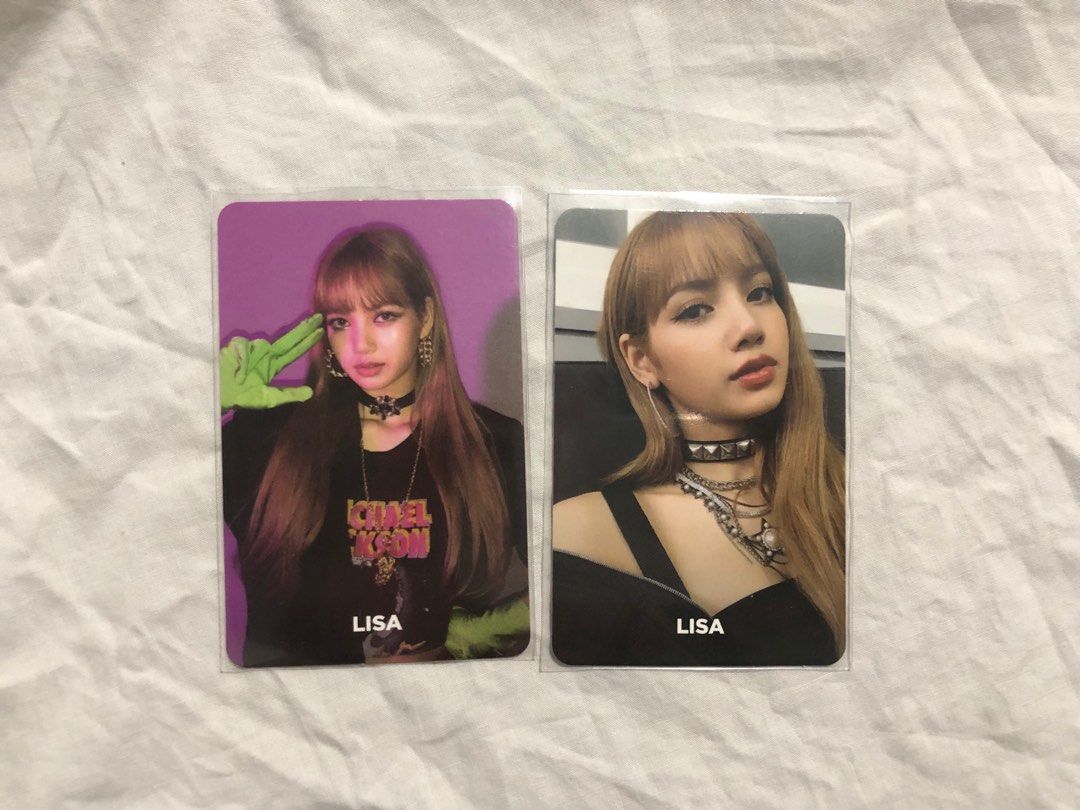 BLACKPINK LISA Square Up Photocards, Hobbies & Toys, Memorabilia ...