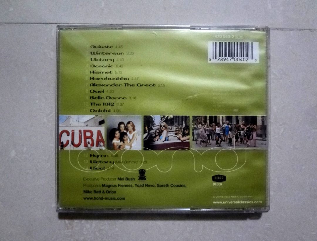 Bond Born CD + VCD, Hobbies & Toys, Music & Media, CDs & DVDs on Carousell