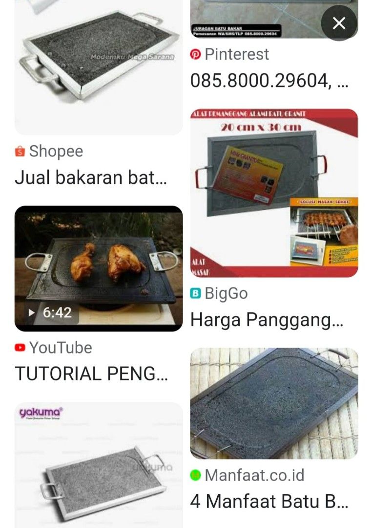 Buat bkar ikan material batu, Kitchen & Appliances di Carousell