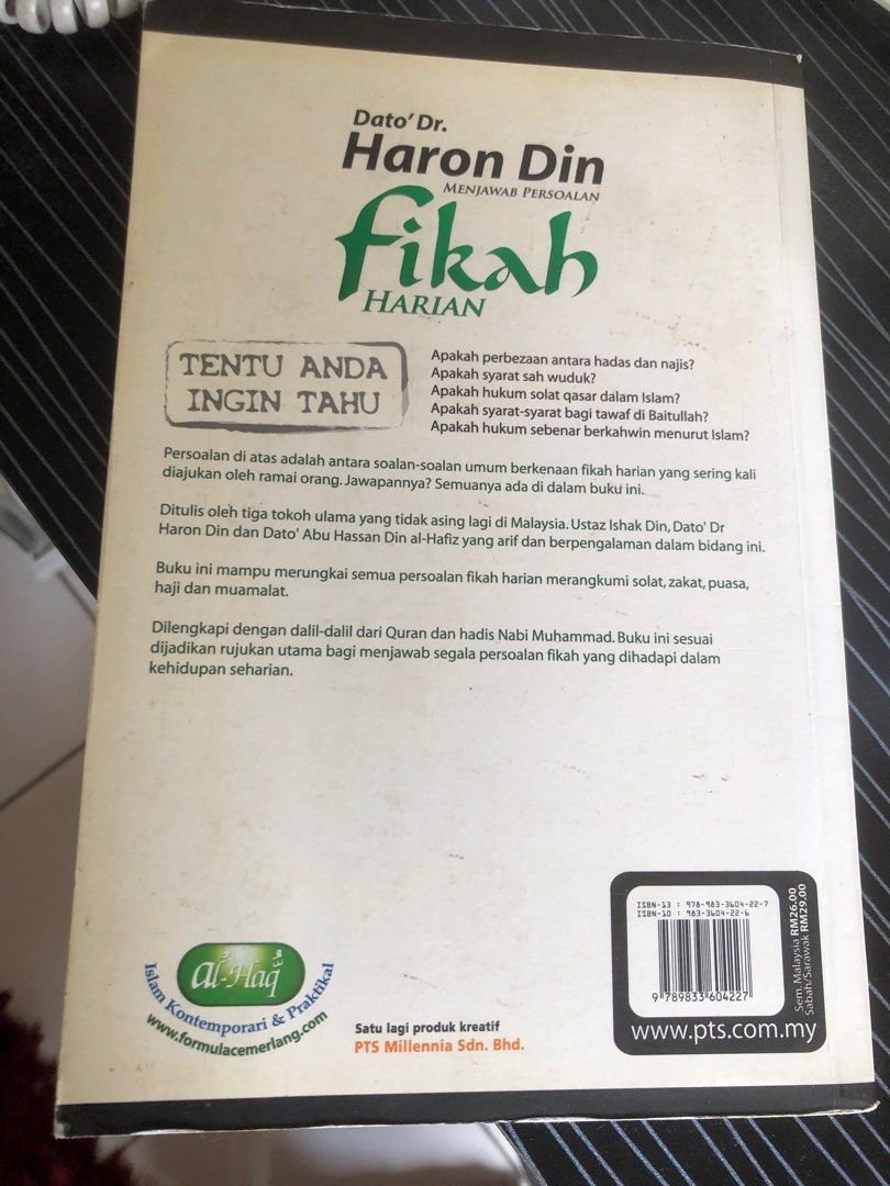 Buku Dato Dr Haron Din, Hobbies & Toys, Books & Magazines, Storybooks ...