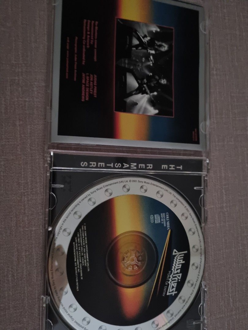 CD Judas Priest Point Of Entry, Hobbies & Toys, Music & Media, CDs ...