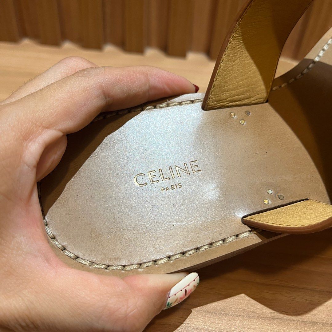 Celine Triomphe Flat Thong Slippers, Luxury, Sneakers & Footwear on ...