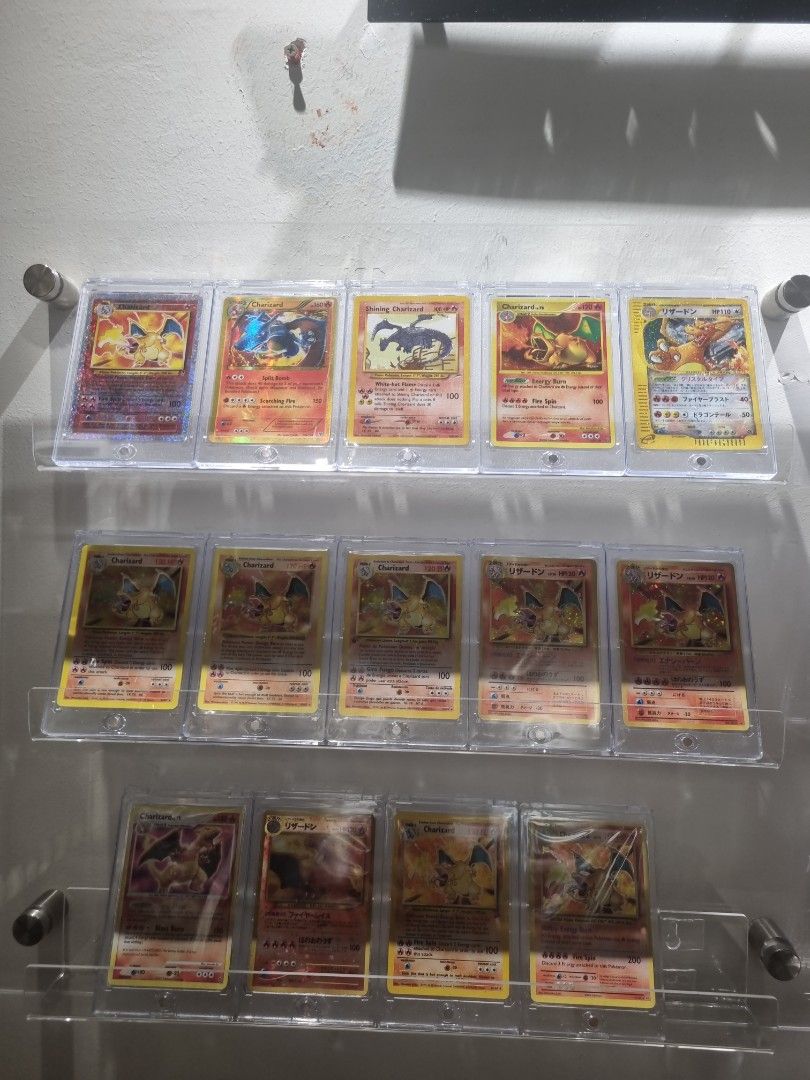 Charizard PTCG Wall Art! 29 Authentic PTCG., Hobbies & Toys, Collectibles & Memorabilia, Fan ...