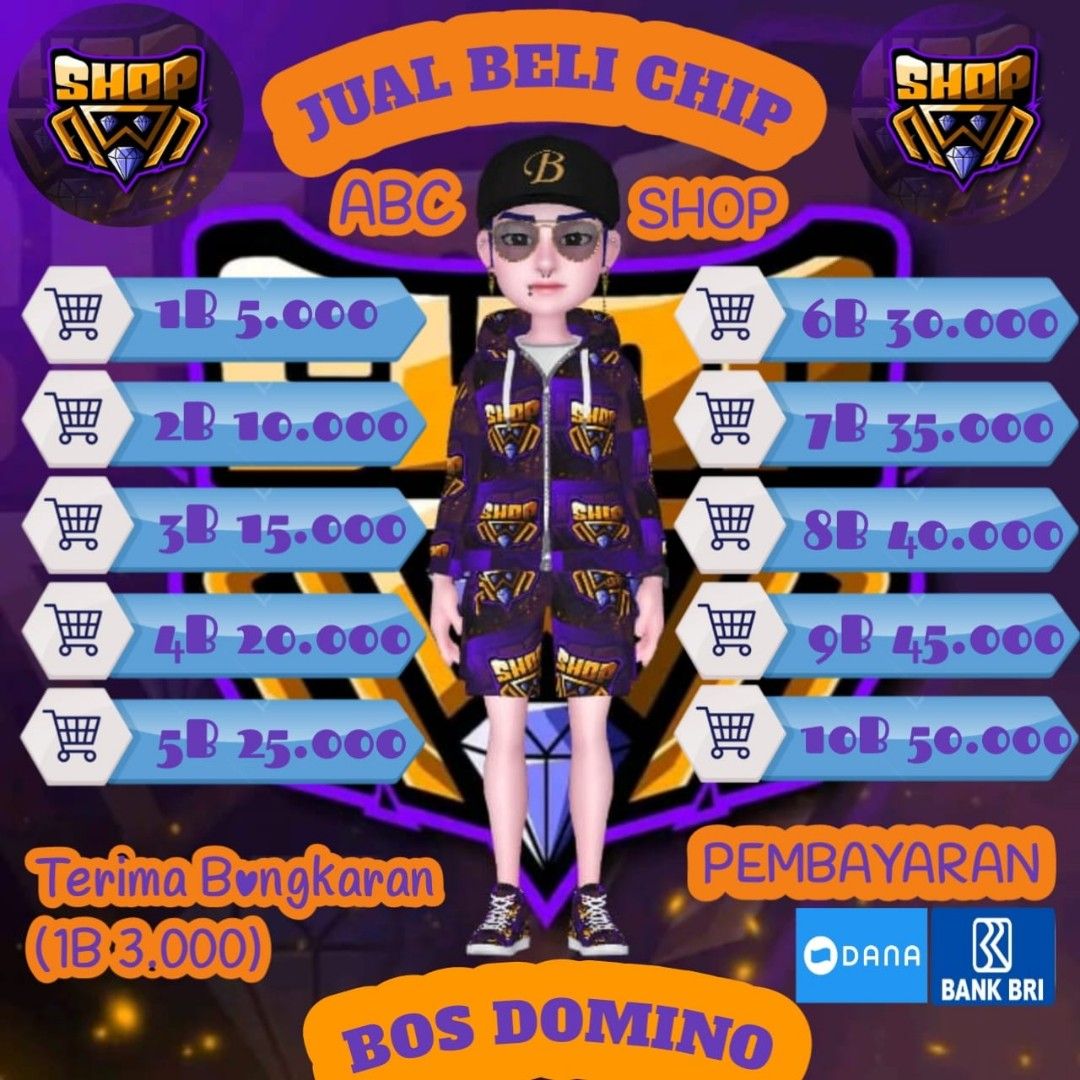 Chip BOS DOMINO, Video Game, Game di Carousell