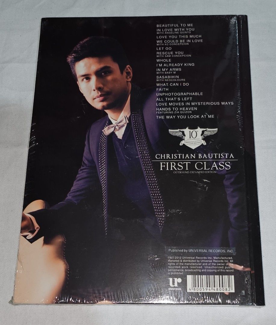 Christian Bautista - First Class - Expanded Edition - Sealed and New ...