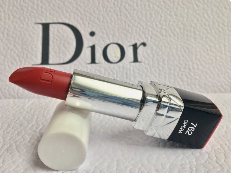 Christian Dior Rouge Lipstick 762 Opera (Red Raspberry) New Full Size ...