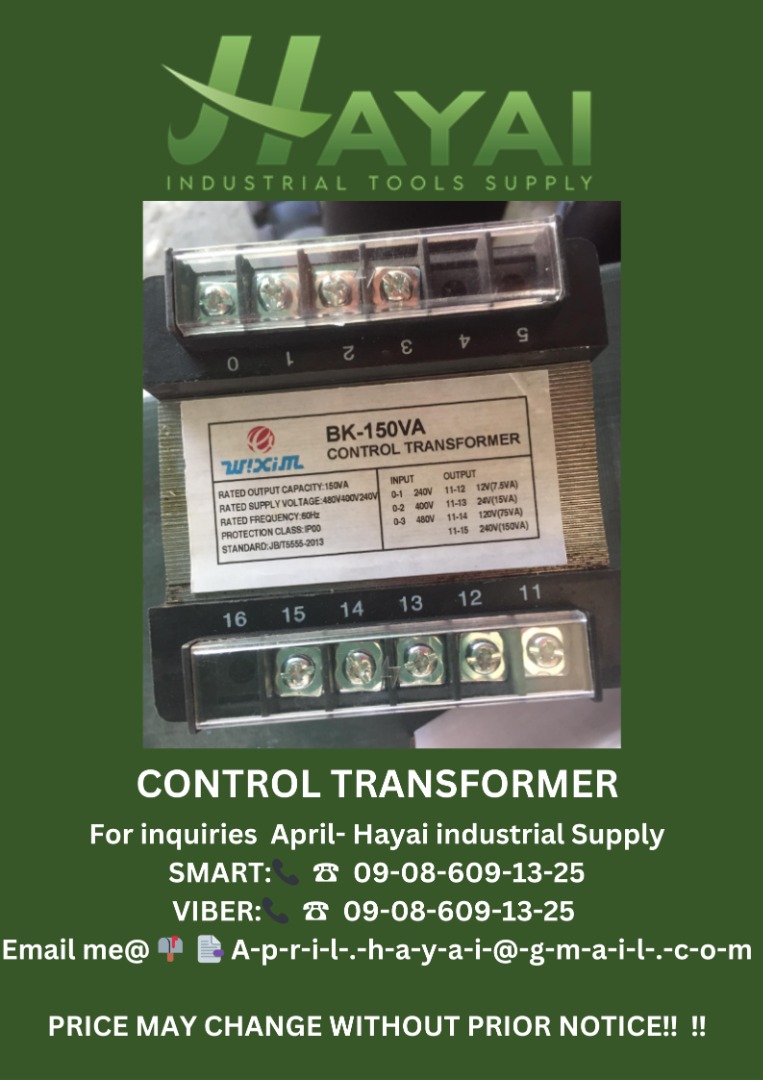 Control transformer, Commercial & Industrial, Construction Tools ...