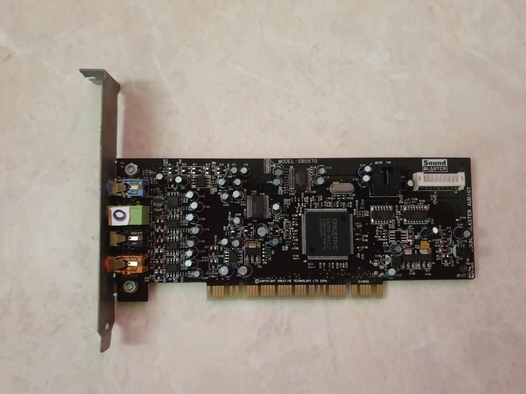 Creative Labs SB0570 PCI Sound Blaster Audigy SE Sound Card, Computers ...