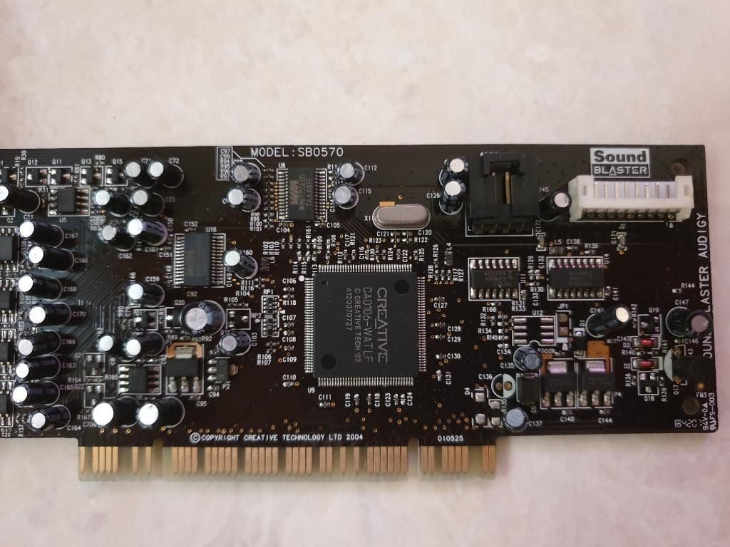 Creative Labs SB0570 PCI Sound Blaster Audigy SE Sound Card, Computers ...