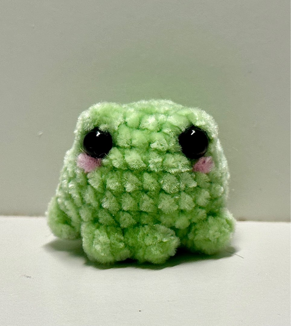 Crochet baby frogs, Hobbies & Toys, Stationery & Craft, Handmade Craft ...