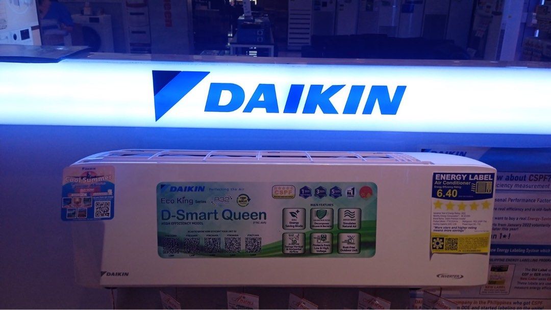 DAIKIN SPLIT TYPE INVERTER AIRCON (INSTALLATION COST NOT YET INCLUDED ...