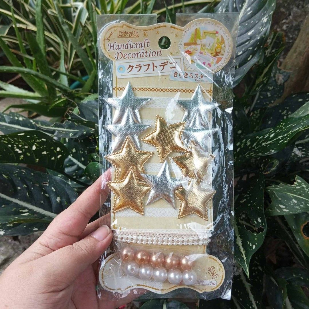 DAISO Stars Handicraft Decoration on Carousell