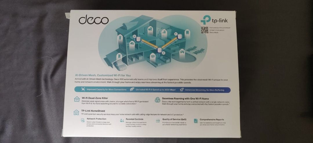 Deco X60 AX3000 - Whole Home Mesh Wi-Fi 6 System (3 access points ...