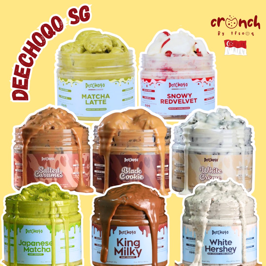 DEECHOQO SG Stockist Mini Crunch Chocolate, Oreo Crumbs, Matcha ...