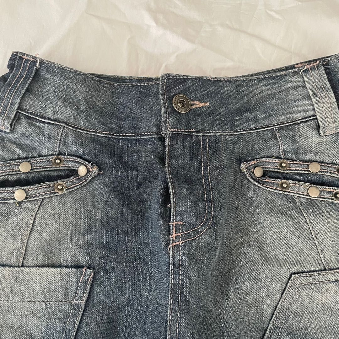 Denim Mini Skirt | y2k cyber grunge acubi rare subversive pinterest ...