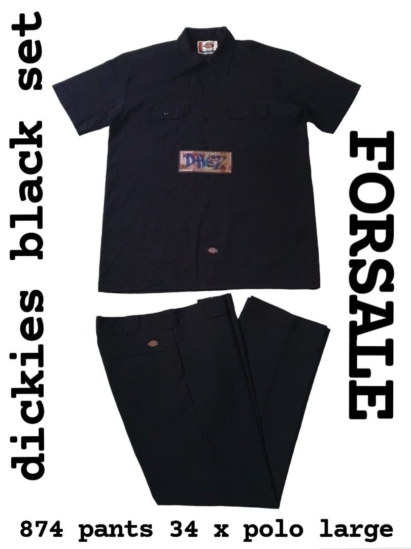Dickies Black Set Mens Fashion Tops And Sets Sets And Coordinates On Carousell