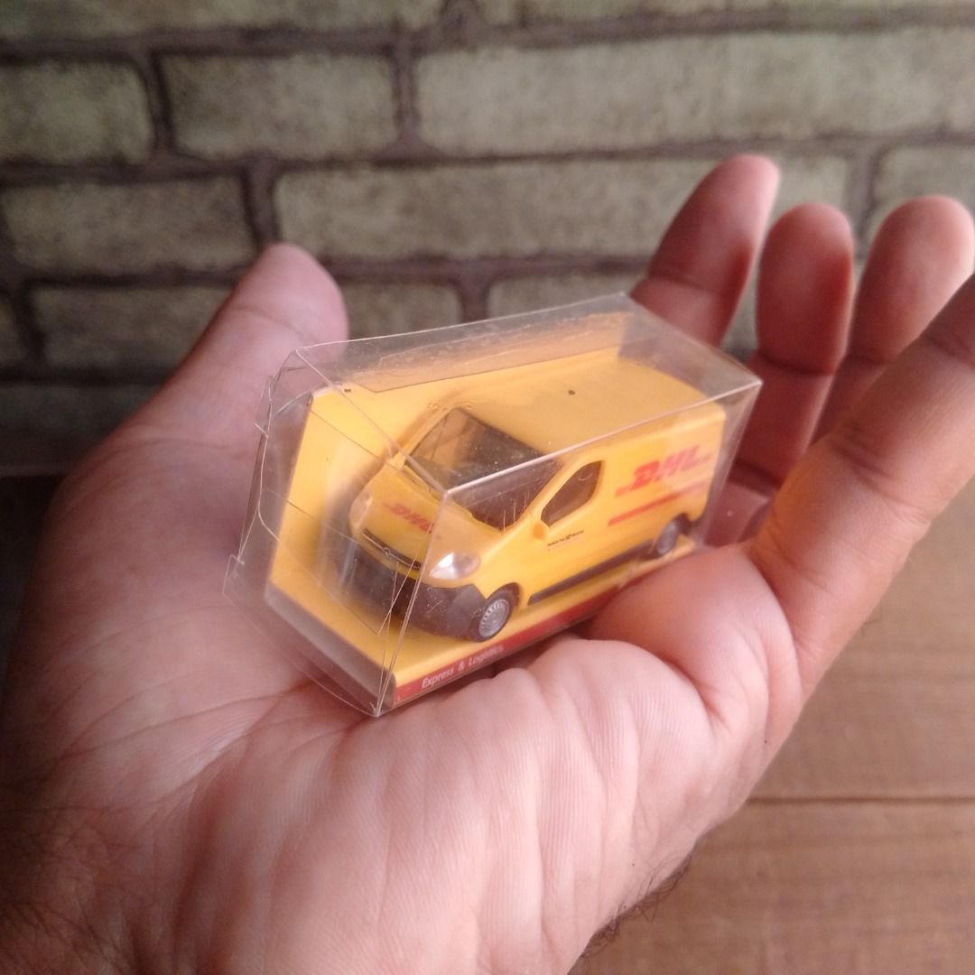 Die-Cas Ford Transit Van - DHL Van Model Car on Carousell