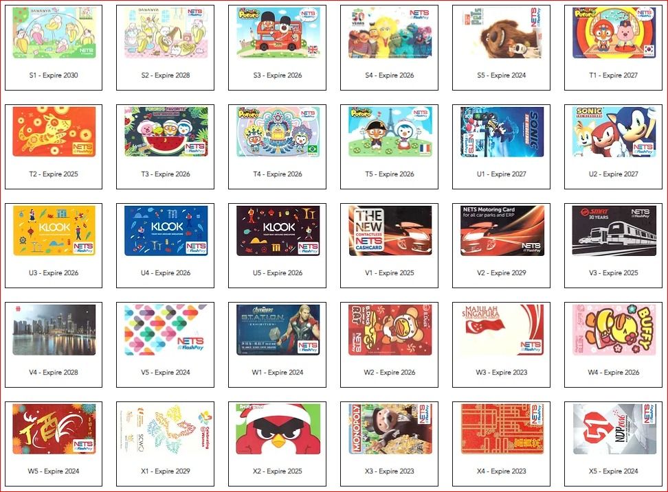 Different Themed EZ-Link/NETS Flashpay, Hobbies & Toys, Travel, Travel ...
