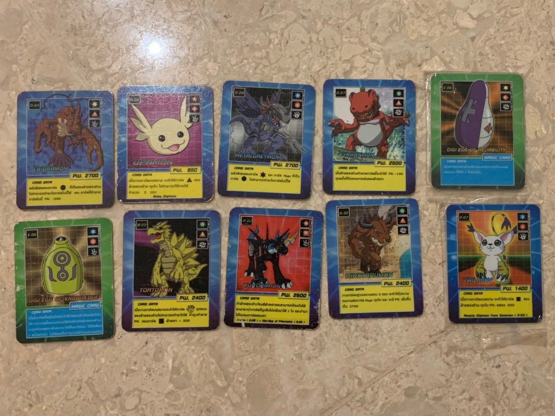 Digimon Zero Two Mini Cards, Hobbies & Toys, Memorabilia & Collectibles ...